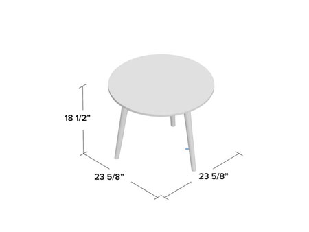Mithril Coffee Table | Inhabitr Furniture Rental | Inhabitr