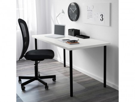 Slim White Table | Inhabitr Furniture Rental | Inhabitr