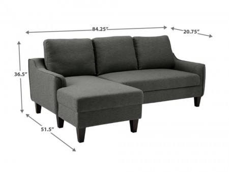 Manhattan Sleeper Sectional | Inhabitr Furniture Rental | Inhabitr