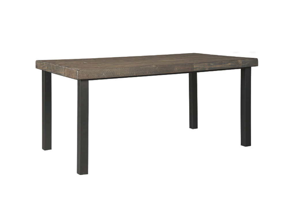 Grey Finish Dining Table II | Inhabitr Furniture Rental | Inhabitr